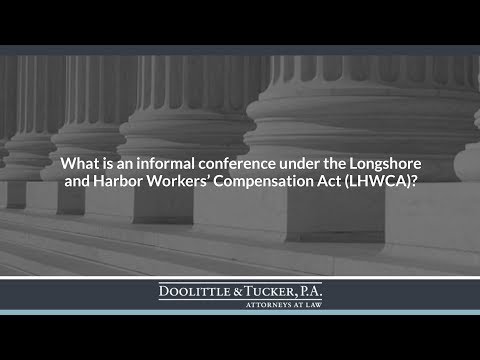 What is an informal conference under the Longshore and Harbor Workers' Compensation...