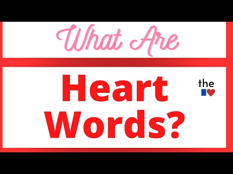 What are Heart Words?/ How to teach Heart Words / High Frequency Words / Sight Words / Kindergarten