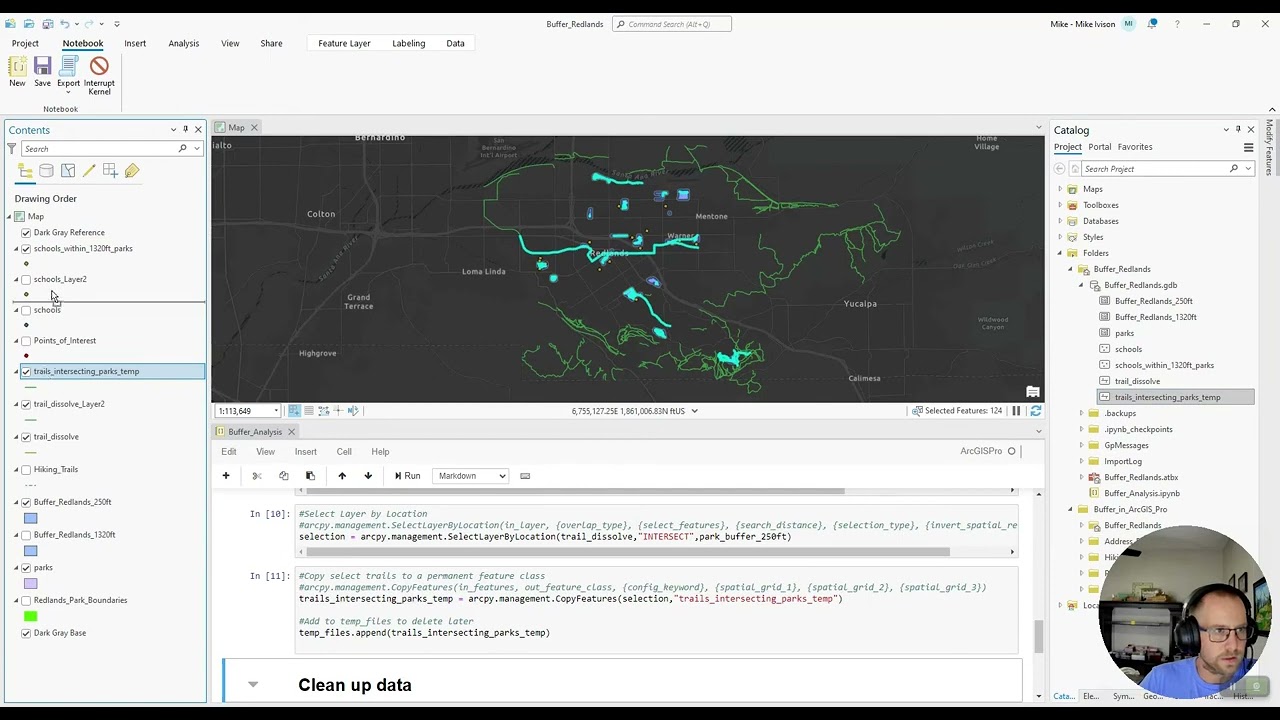 Buffer in ArcGIS Pro using Python and Jupyter Notebooks