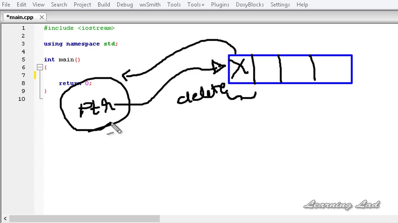 047  Avoiding Dangling Pointer Reference in C++   CPP Programming Video Tutorial