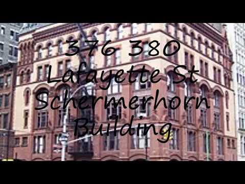 How to pronounce 376 380 Lafayette St Schermerhorn Building in Dutch?