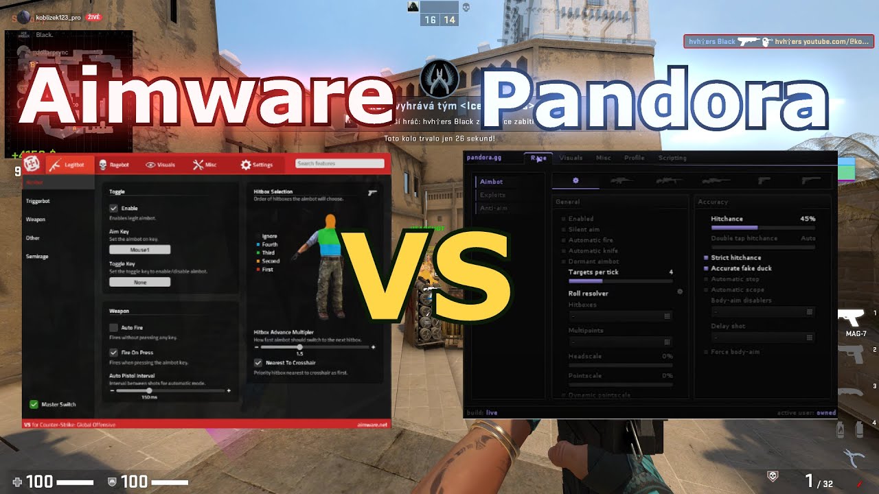 Aimware.net Leak vs Pandora.gg Crack | FREE CONFIG + LUA