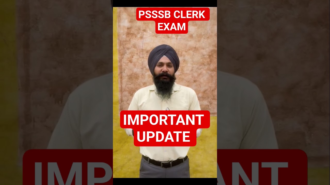psssb clerk Postponed update/psssb clerk update/psssb update #psssb #psssbupdate #gkbyamrit