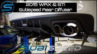 Verus Engineering Non-Aggressive Rear Diffuser - 2015-2021 Subaru WRX ...