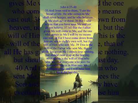 Bible Verse - John(6:35-40) NKJV, #Jesus #love #Bibleverse,#Faith,#scripture