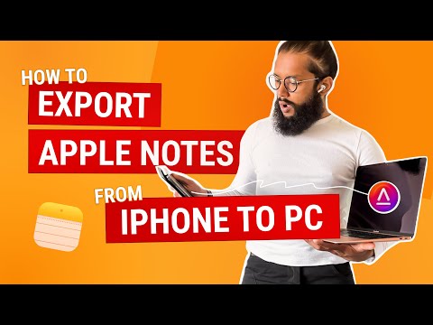 How to Export Apple Notes from iPhone to PC (Tutorialš”)