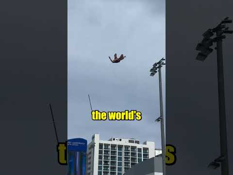 WORLD'S FIRST sextuple flip from a diving board 🔥