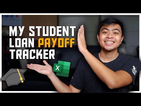 My Student Loan Payoff Tracker - MS Excel Spreadsheet