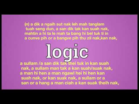logic meaning in English Ngawn