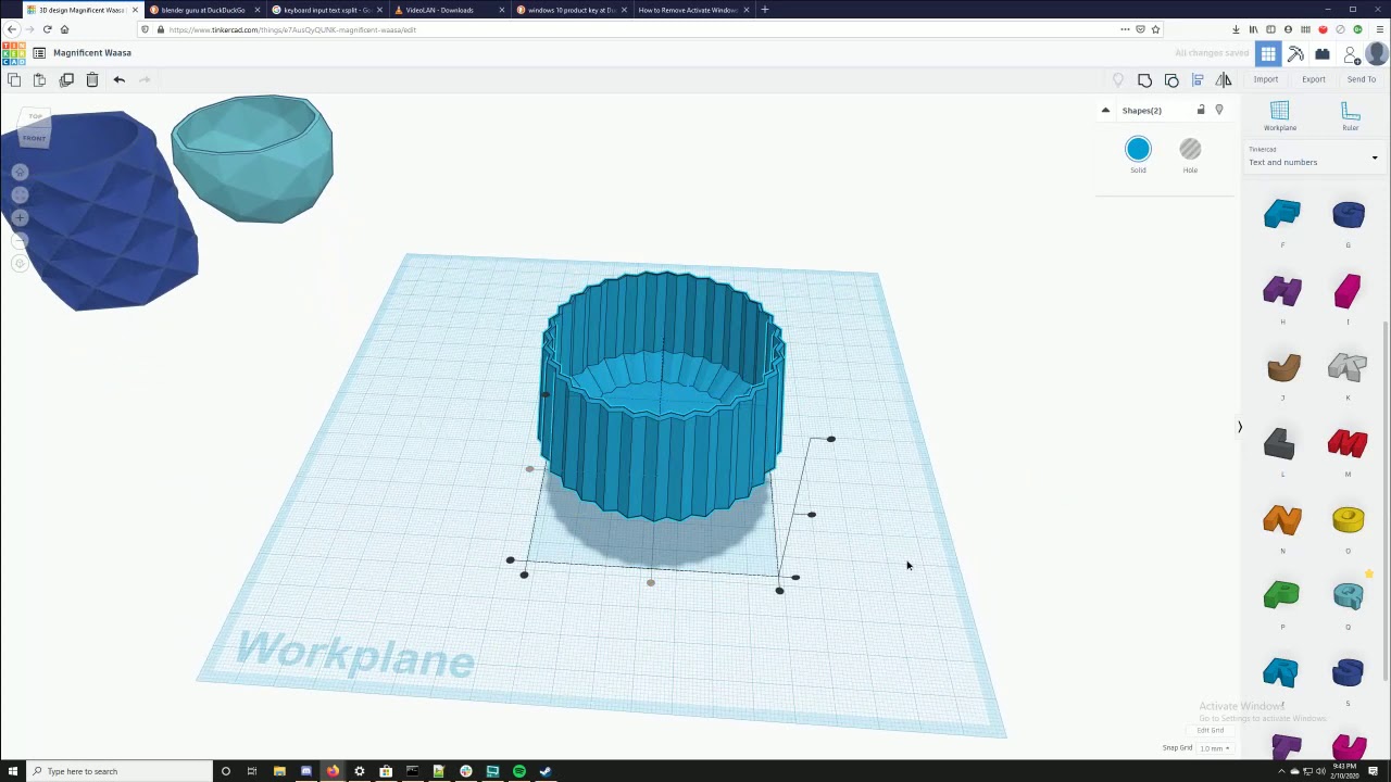Tinkercad Planter