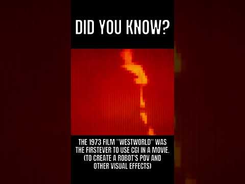 First CGI Ever!?🤖🤯 #shorts #viral #facts #fyp #westworld #movie #film