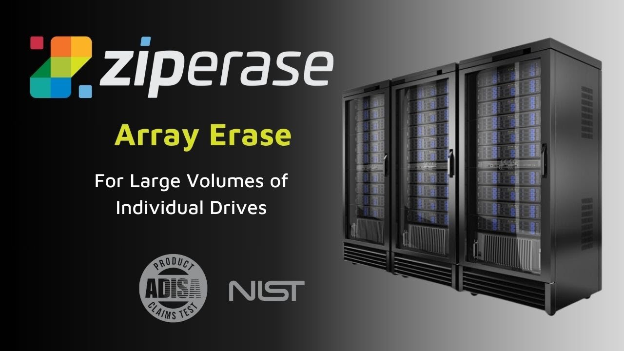 Ziperase - Array Erase - Setup & Erasing