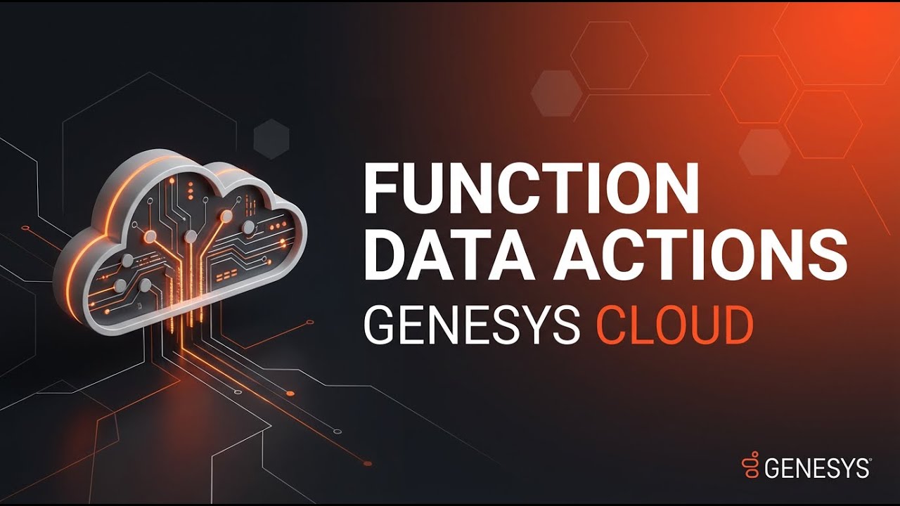Genesys Cloud Function Data Actions