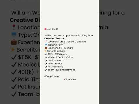 Creative Director Jobs | GrowthRoles