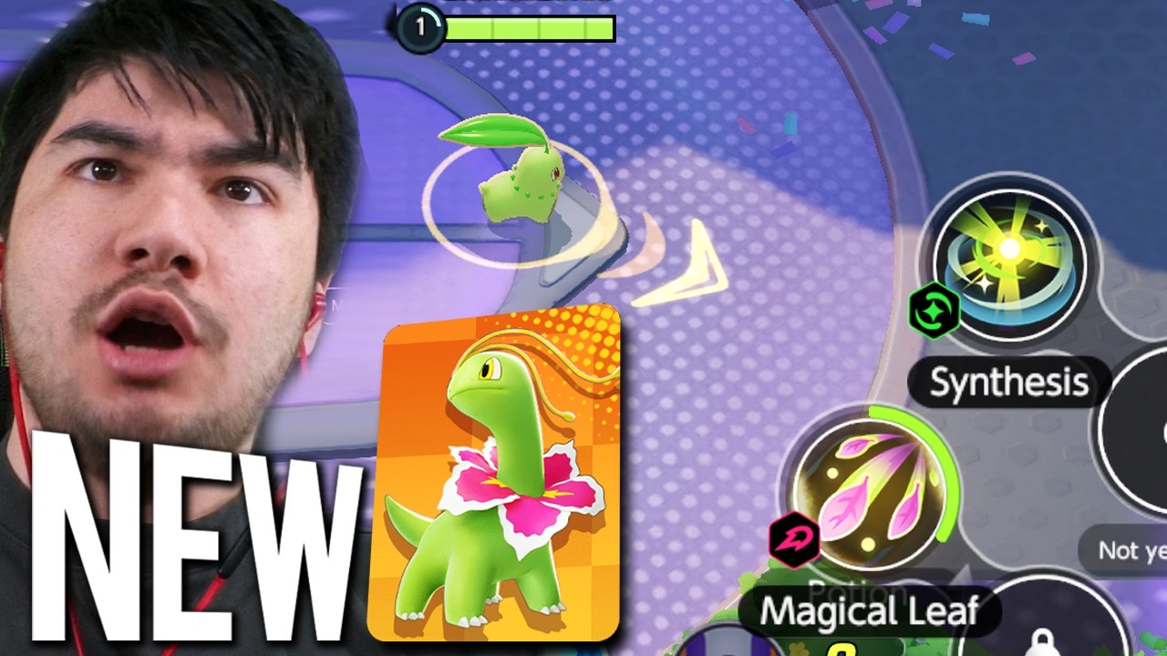 NEW SUPPORTER ! MEGANIUM FULL MOVESET REVEAL ! POKEMON UNITE 2026