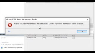 SQL Server データベース復元エラー: 指定されたキャストは無効です。(SqlManagerUI)