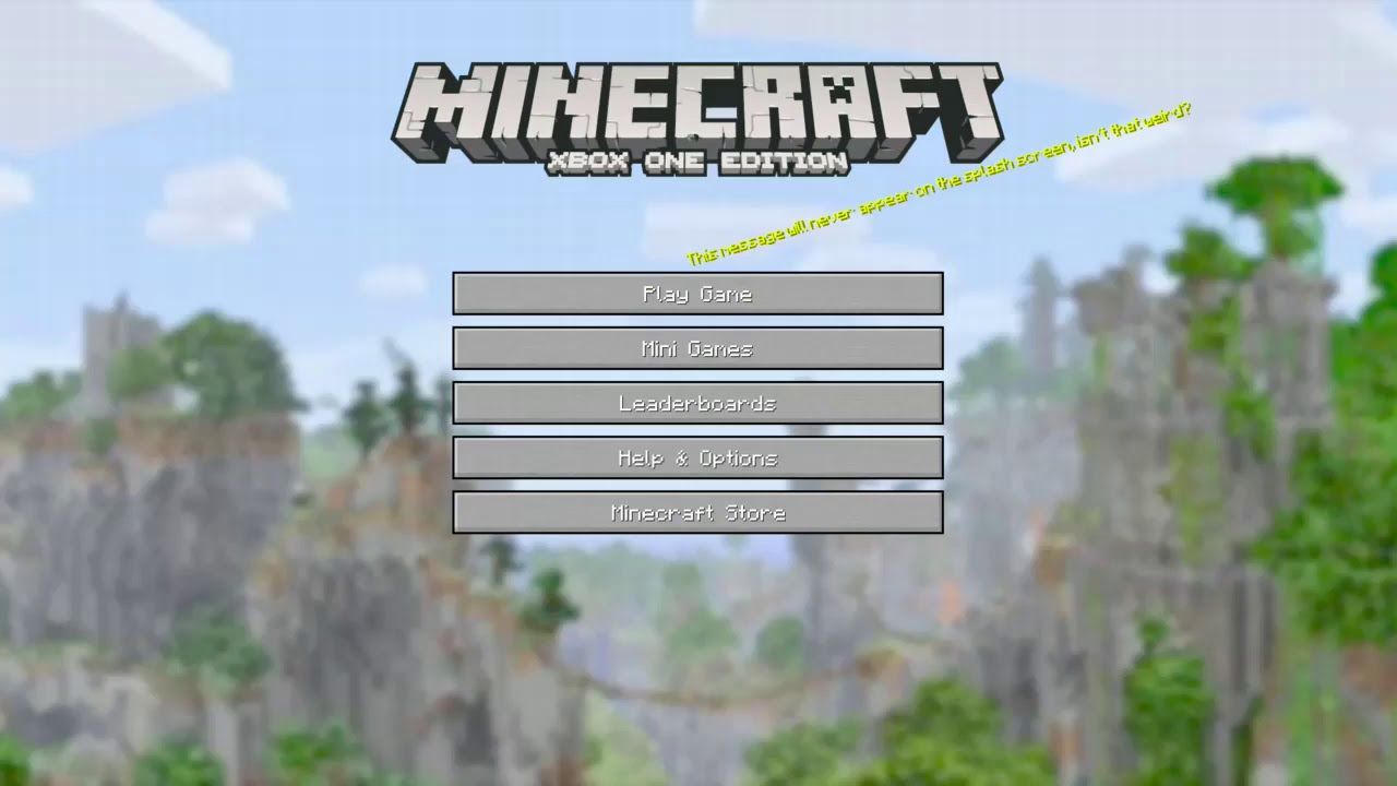 Will never appear huh? (Read splash text)