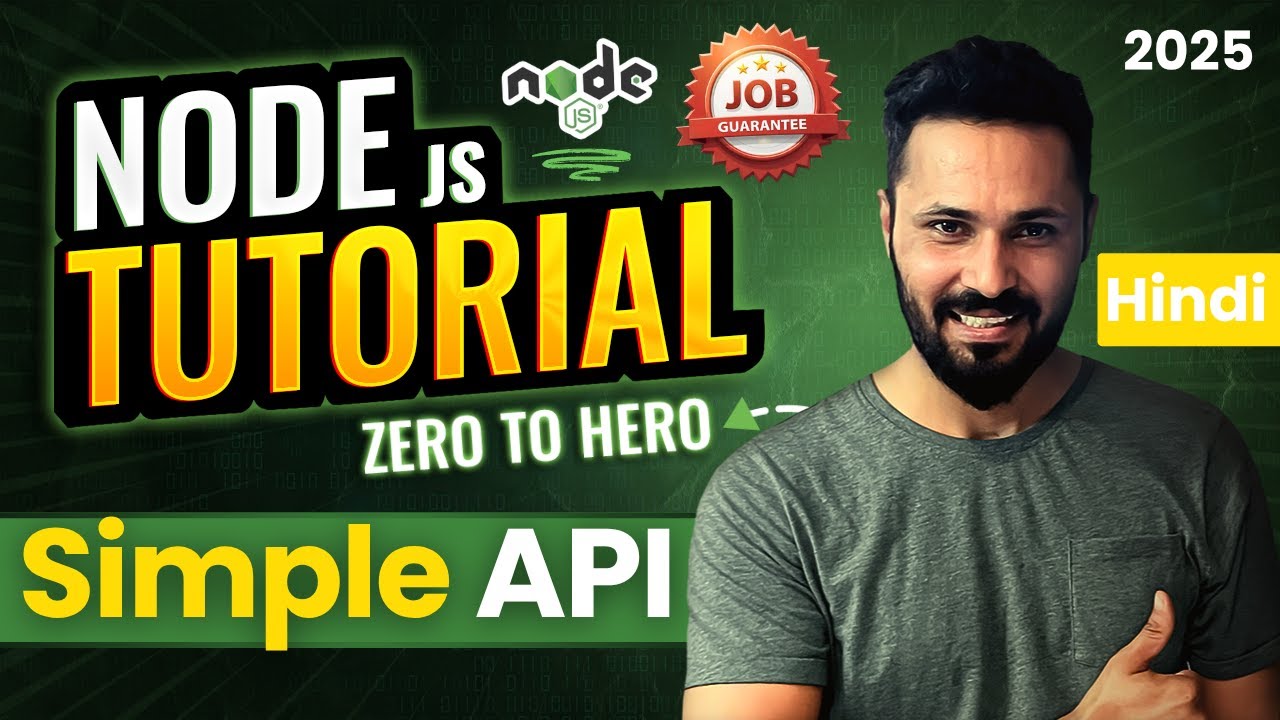 Node JS Tutorial in Hindi #11 Make Simple API in Node.js
