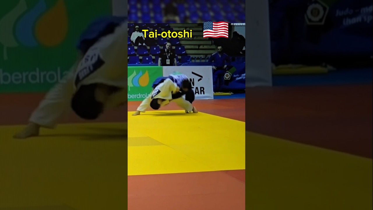 🚀 Tai-otoshi 17 years old Jonathan Yang (-60kg) Senior Debut fight Eroupean Cup #judo #jiujitsu