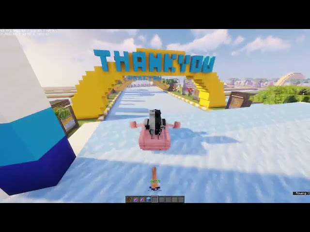 Coconut Mall in Minecraft | Ice Boat Map Minecraft Map