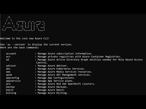 Basics of Azure CLI