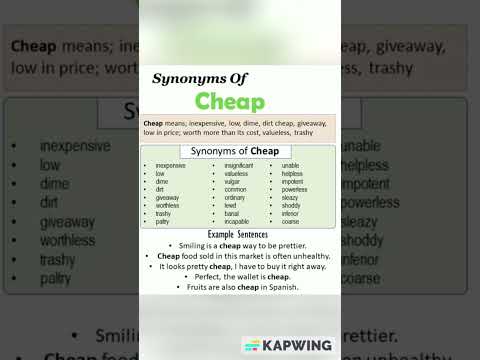 cheap synonyms #shorts