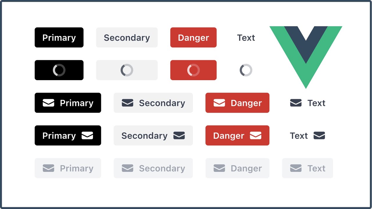 Vue button component