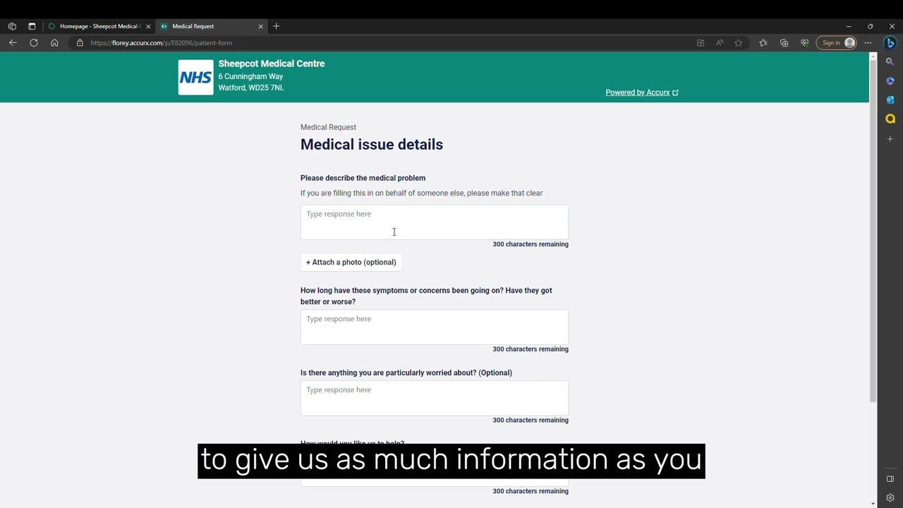 Patient Triage Form