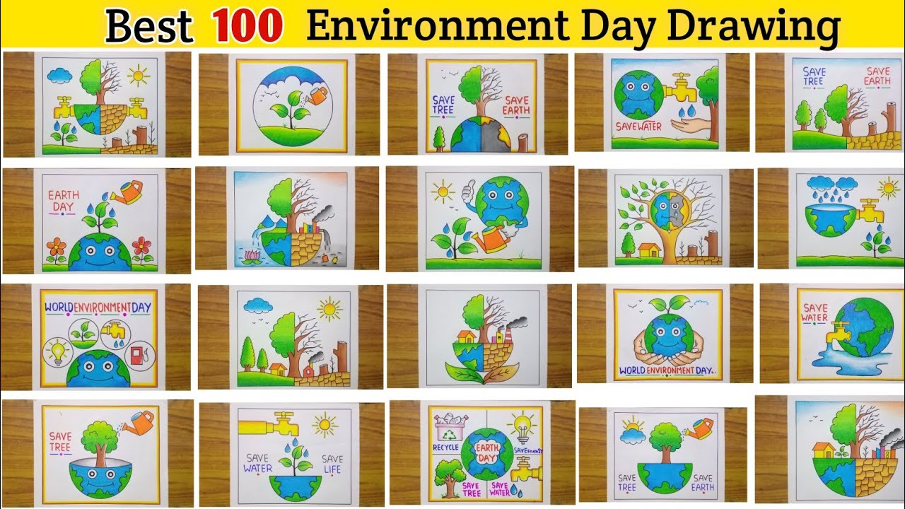 World Environment Day Drawing / World Environment Day Poster / World Environment Day Drawing Ideas