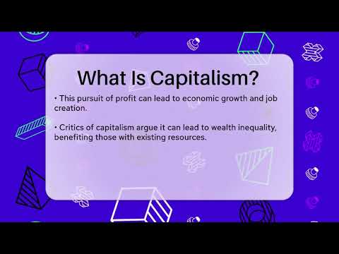 What Is Capitalism? - The Sociology Workshop
