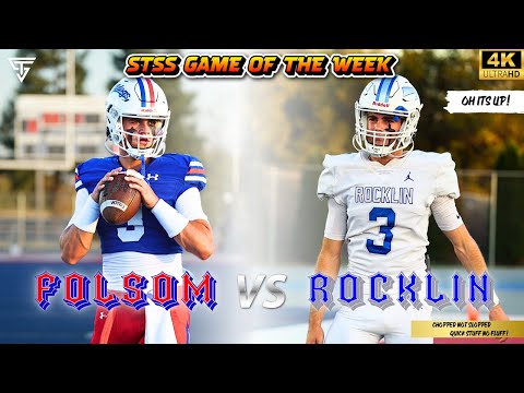 FOLSOM VS ROCKLIN - 5 STAR QB RYDER LYONS PUT ON A SHOW 🎥🍿