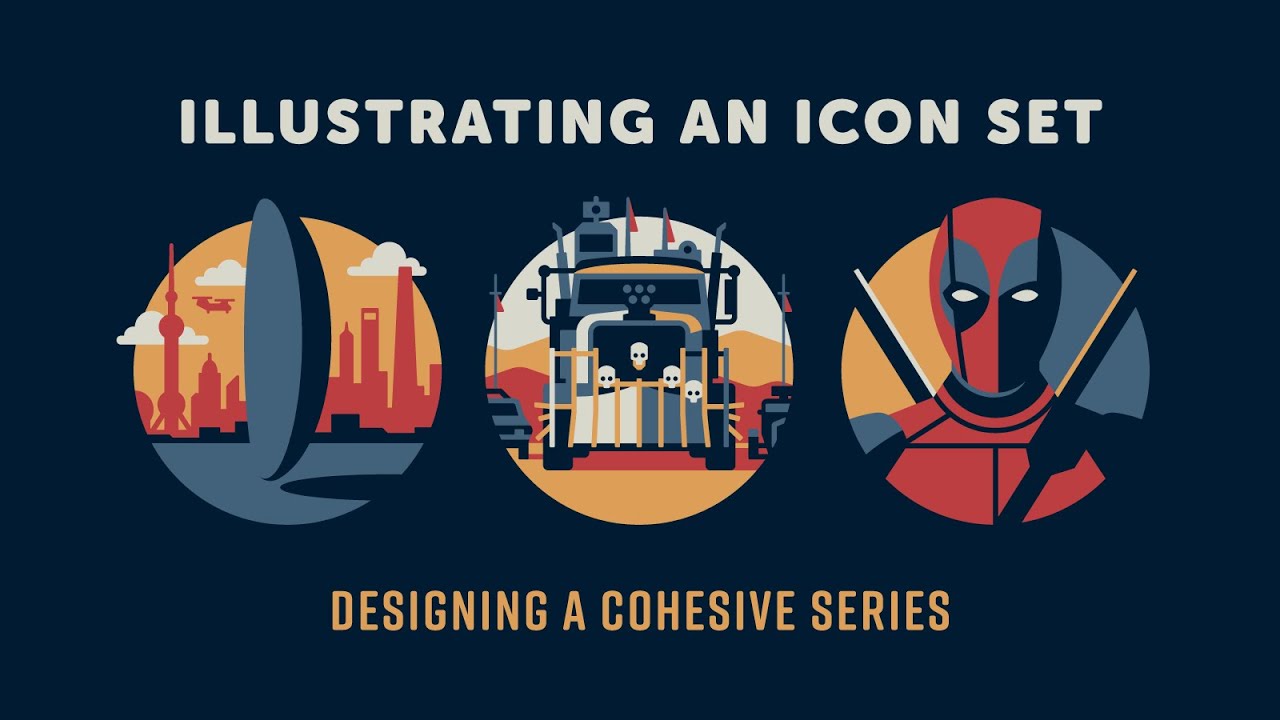 Illustrating An Icon Set: Design a Cohesive Series - Class Trailer