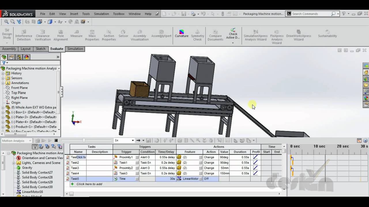 Motion analysis [SolidWorks] [Tutorial] Part 1