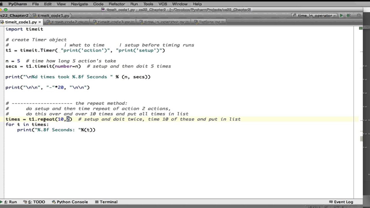 Analysis 5 | Timeit 1