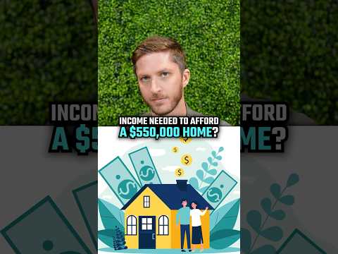 Income Needed to Afford a $550,000 Home (Part 1) #mortgagetips #realestate #homeloan