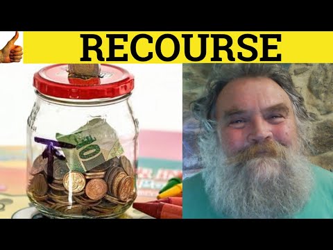 🔵 Recourse Meaning - Recourse Examples - Recourse Definition - Recourse Defined - Formal English