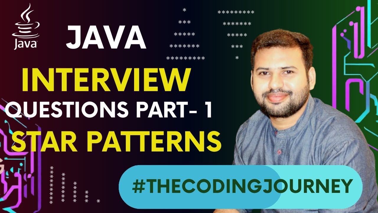 Write a Java Program to Create a Reverse Pyramid Star Pattern||Interview Ques||@TheCodingJourneyy