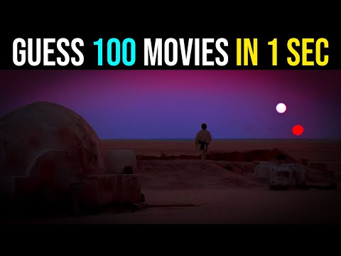 Guess 100 Movies in 1 Second Snippets | Iconic Movie Scenes Quiz
