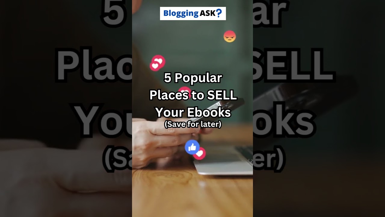 5 Popular Places To Sell Your Ebooks #selling #ebooks