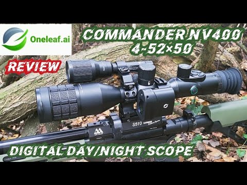 Commander NV400 4-52X 4K Digital Day/Night Vision Riflescope | OneLeaf.ai