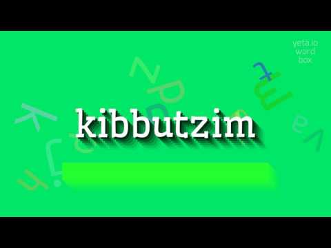 How to say "kibbutzim"! (High Quality Voices)