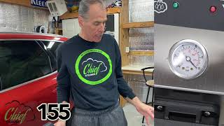 Chief Steamer 155 (240 Volt) - Performance: Pressure drop and recovery ...