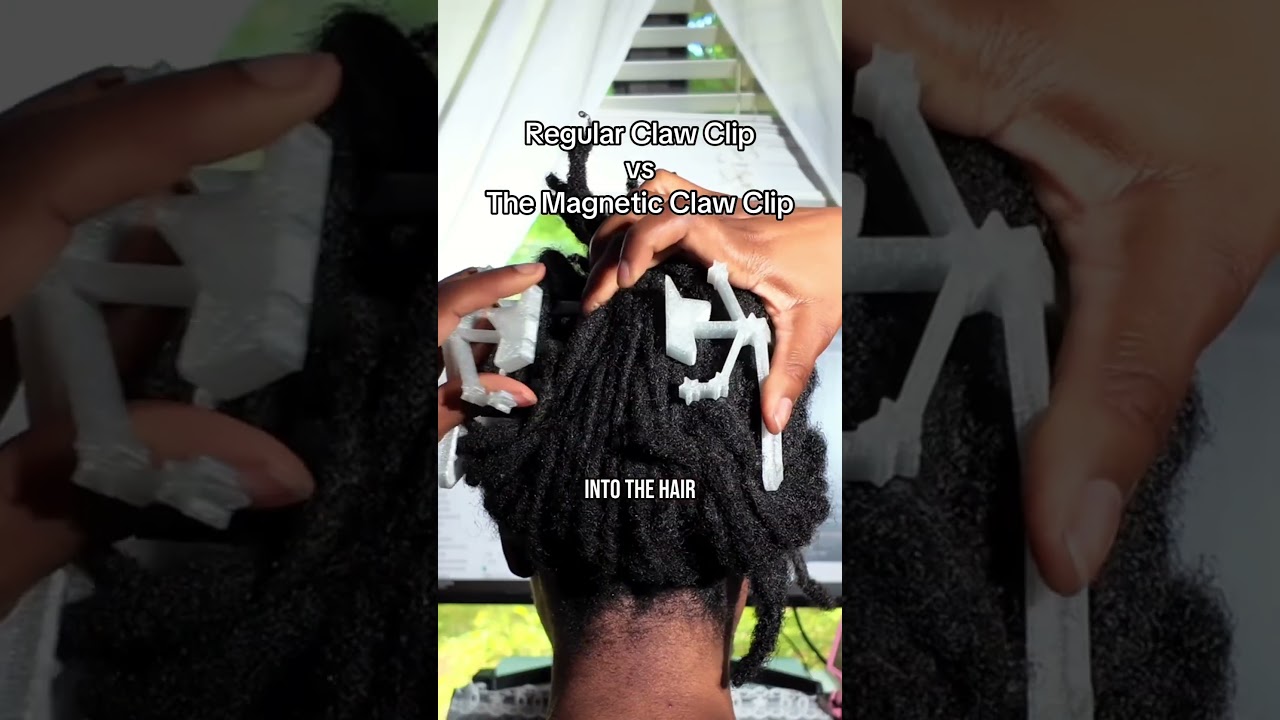 Regular Claw Clip VS The Magnetic Claw Clip