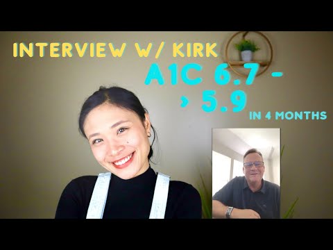 A1C 5.9: Out of diabetic A1C range in 4 months! Flexible eating & eating out- Interview with Kirk.
