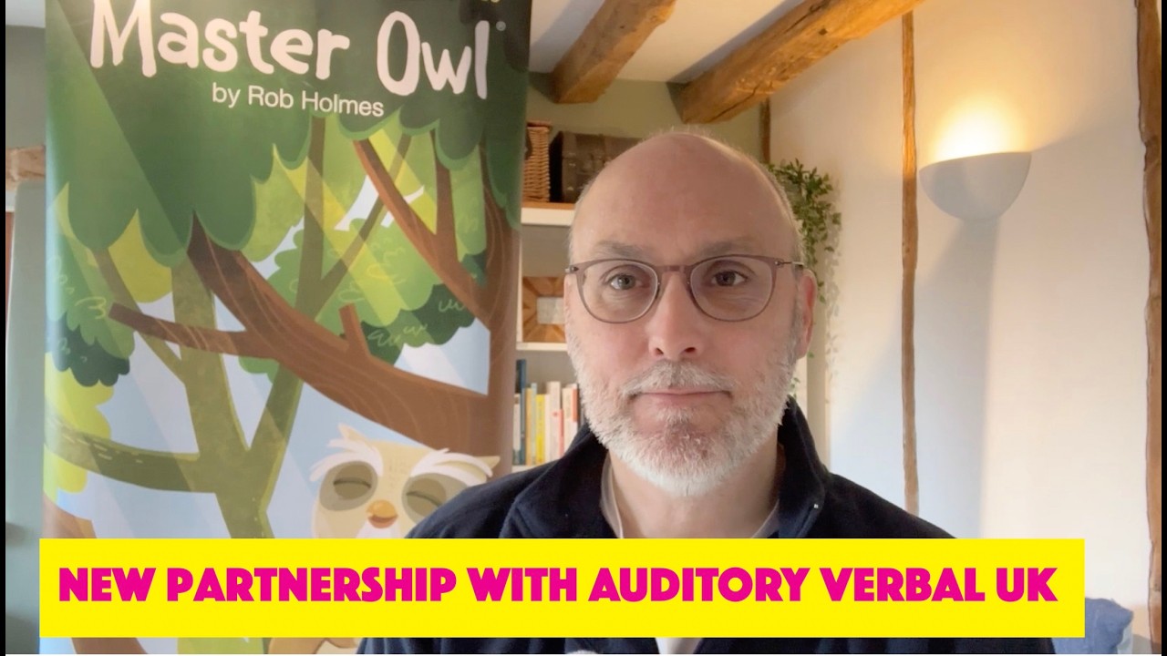 Mindfulness teacher and author Rob Holmes is now working with the charity Auditory Verbal UK .