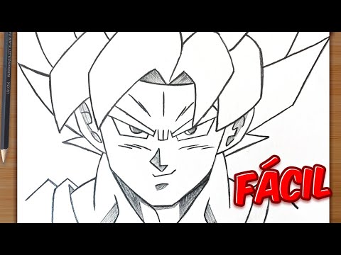 CÓMO DIBUJAR a Goku Super Saiyajin Dios Azul 💥 Paso a Paso a Lápiz ✏️