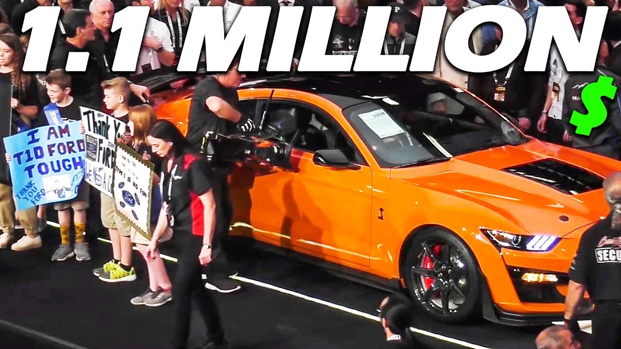 FIRST 2020 SHELBY GT500 SELLS FOR 1.1 MILLION DOLLARS