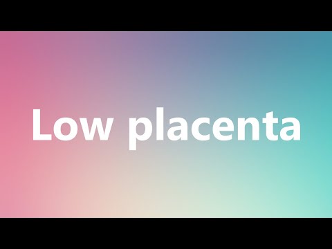 Low placenta - Medical Definition and Pronunciation