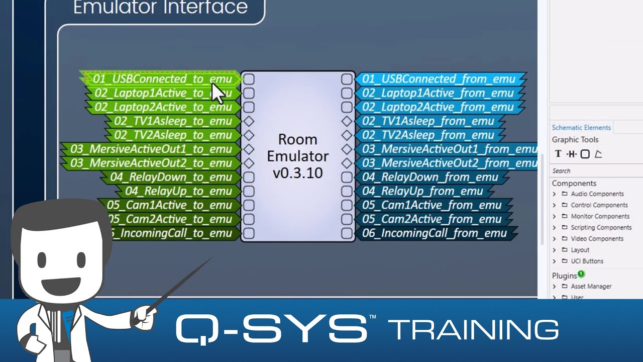 Q-SYS Training | Control and UCI ADVANCED - E2 - UCI Controller Component