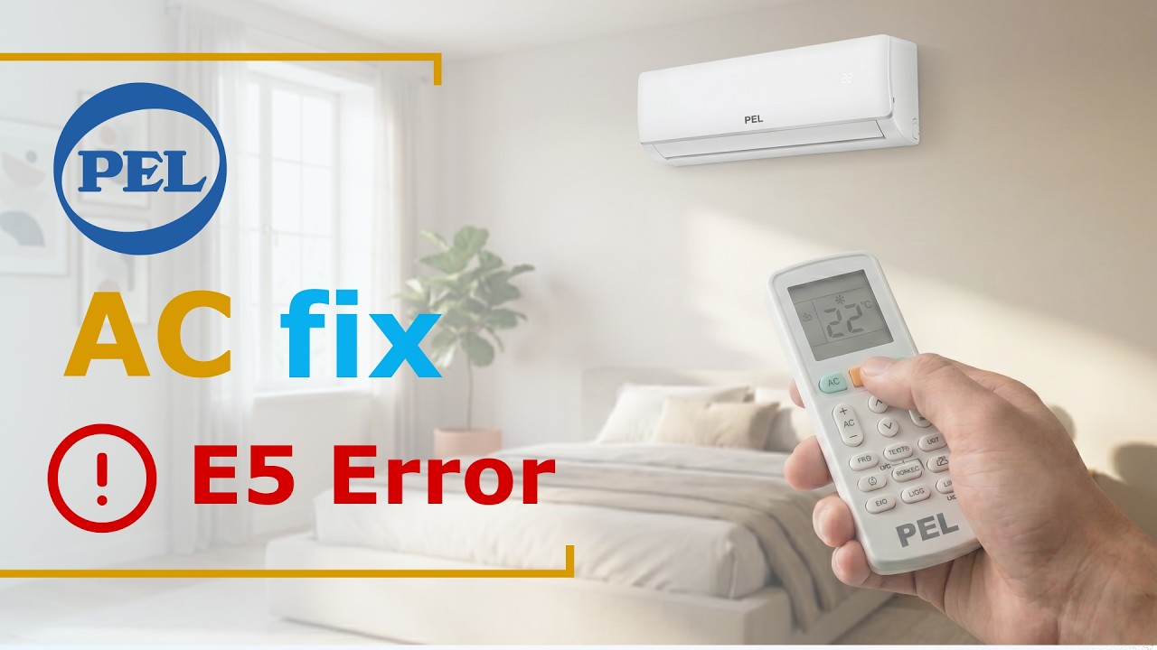 PEL AC Mini Split E5 Error Code – What It Means and How to Fix It